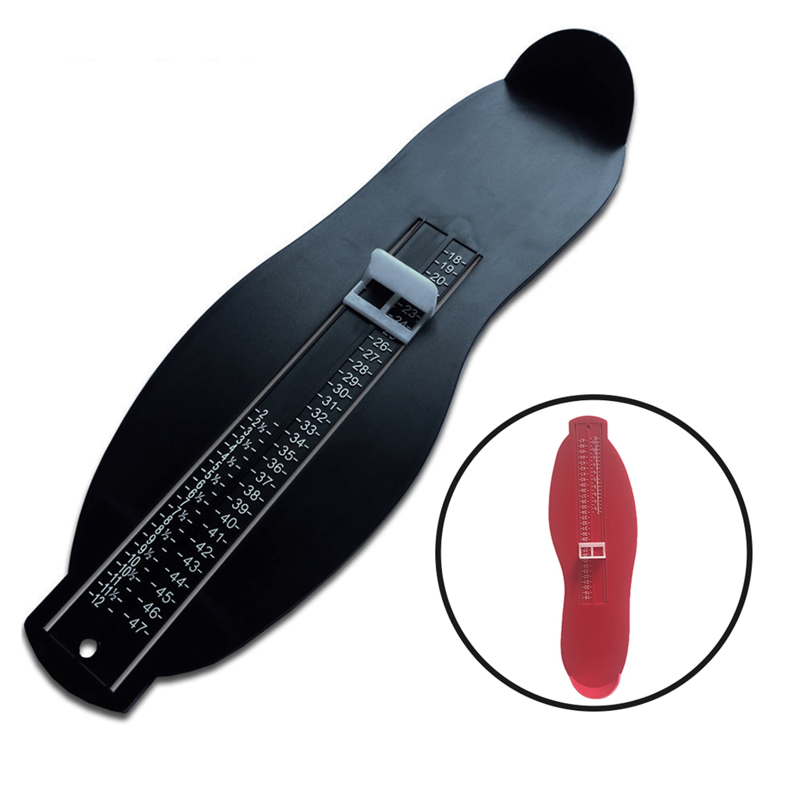 Taluosi Foot Measuring Device Clear Scale Accurate Measurement Feet ...
