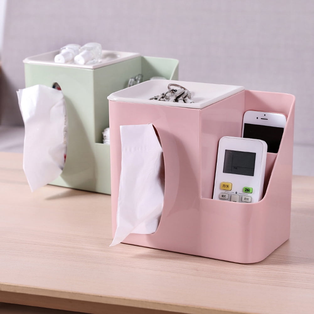 Taluosi Home Office Tissue Box Paper Storage Case Holder Sundries ...