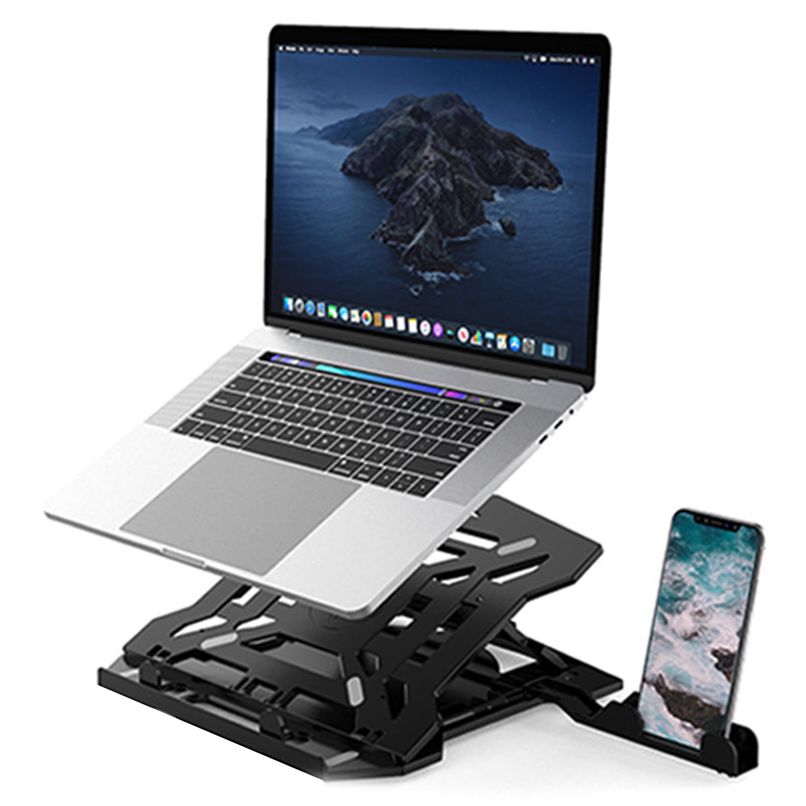 Taluosi Laptop Stand Multi-Angle 360 Degree Rotatable Ergonomic Design ...
