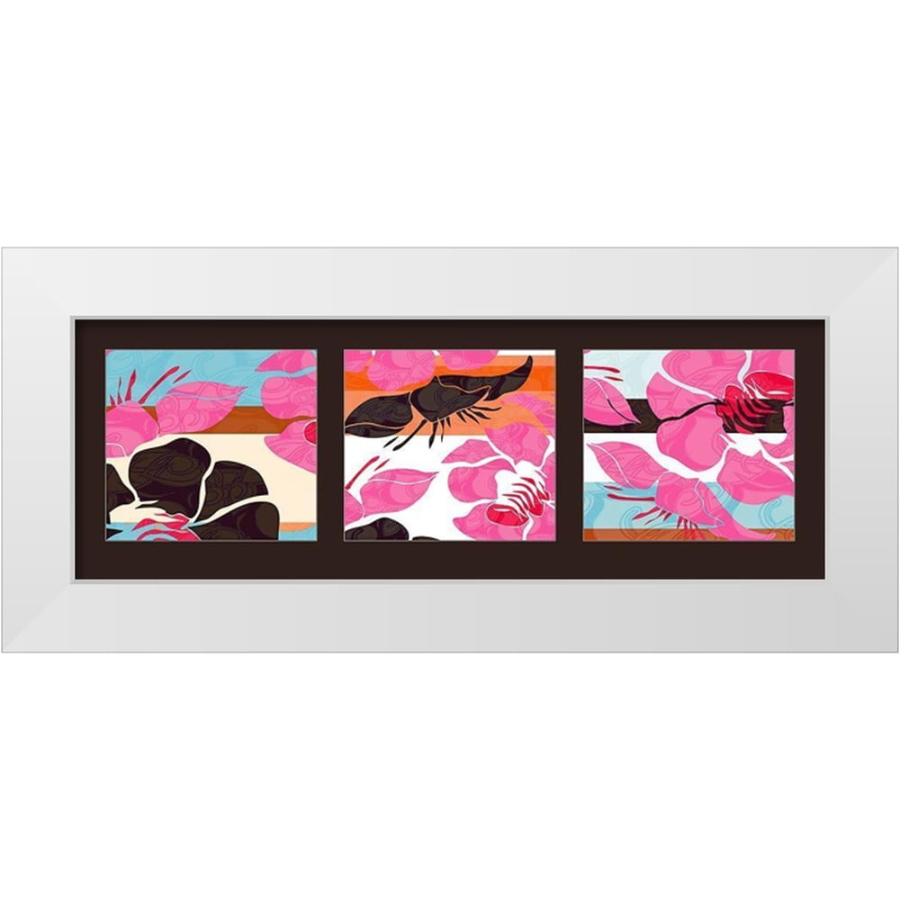 Talva Design 14x7 White Modern Wood Framed Museum Art Print Titled ...