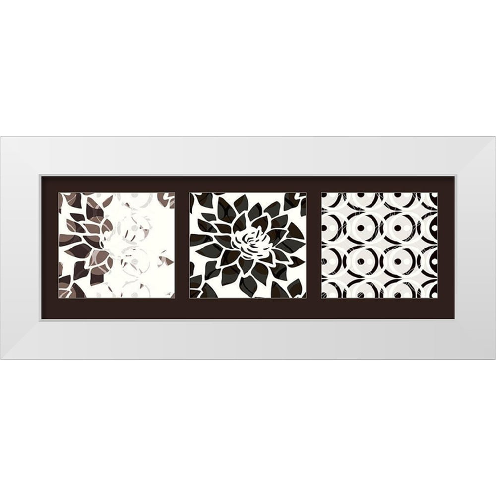 Talva Design 14x7 White Modern Wood Framed Museum Art Print Titled ...