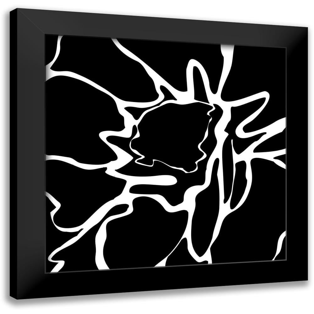 Talva Design 15x15 Black Modern Framed Museum Art Print Titled ...