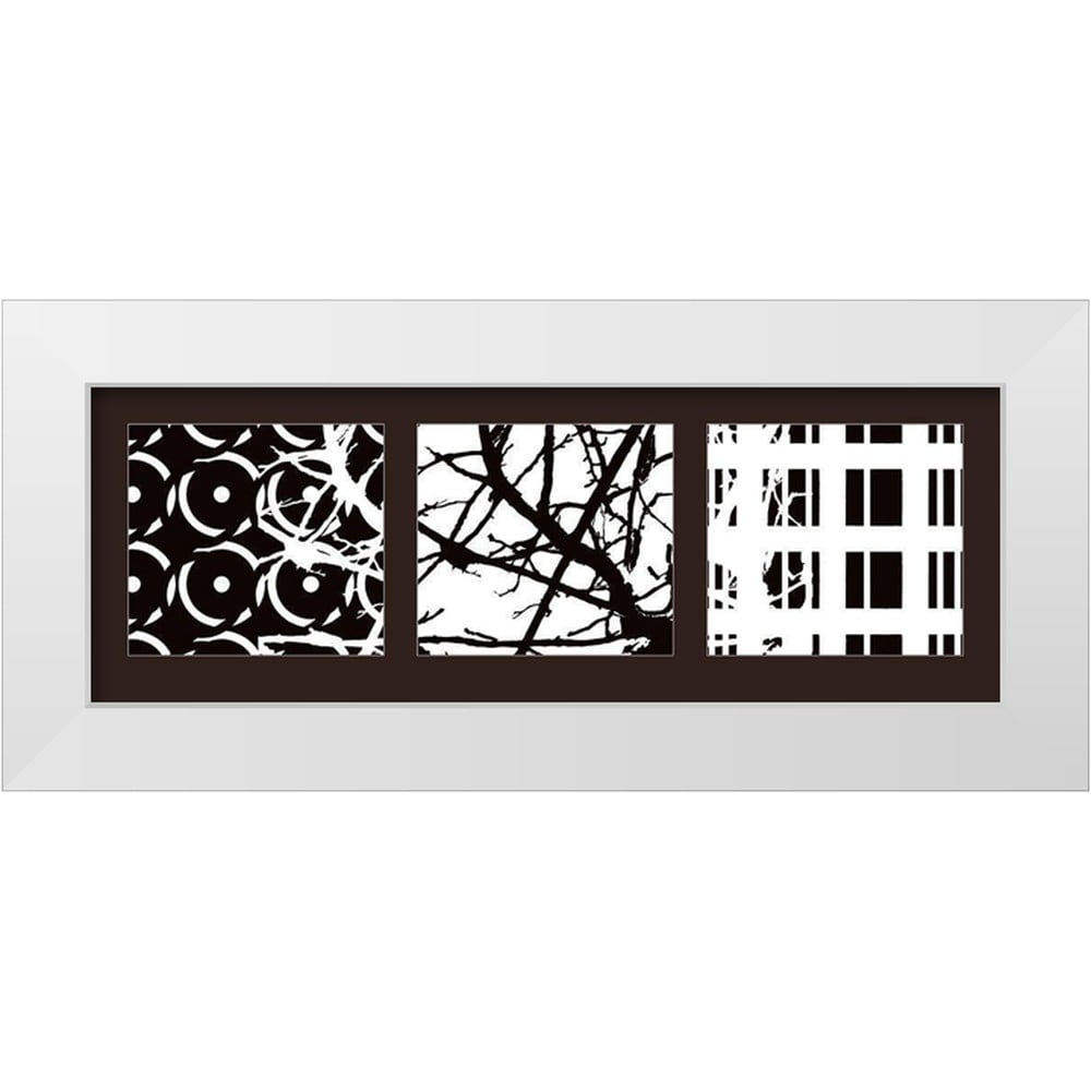 Talva Design 18x9 White Modern Wood Framed Museum Art Print Titled ...