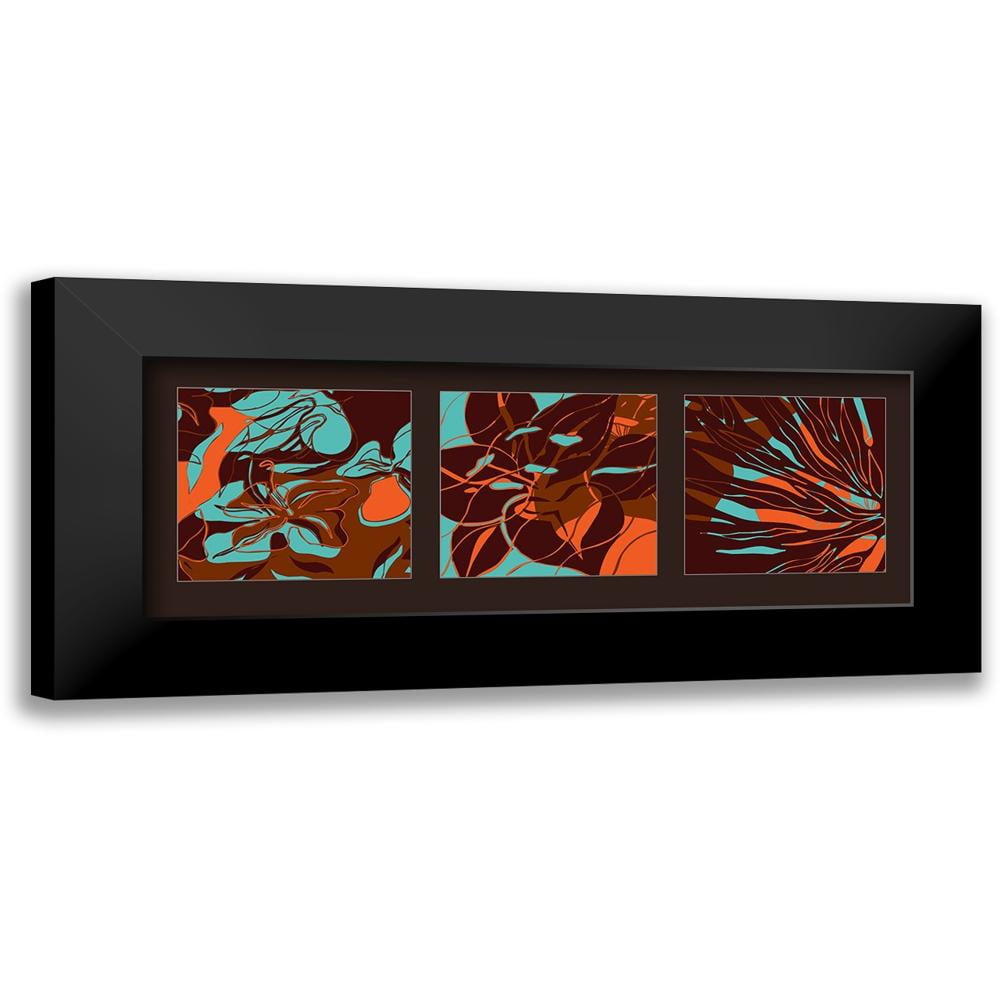 Talva Design 24x11 Black Modern Framed Museum Art Print Titled ...