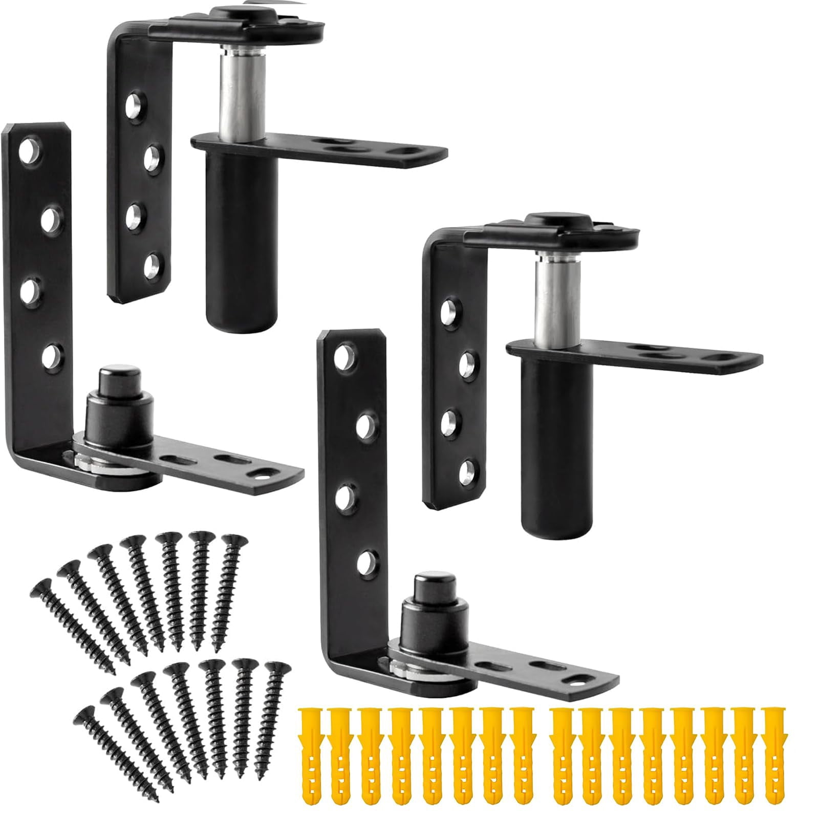 TamBee Black Cafe Door Hinges Swinging Door Hardware Saloon Door Hinges ...
