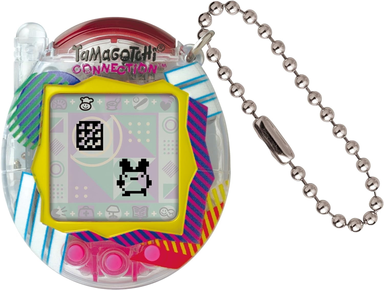 Bandai America Tamagotchi Connection Clear Retro Interactive Virtual ...