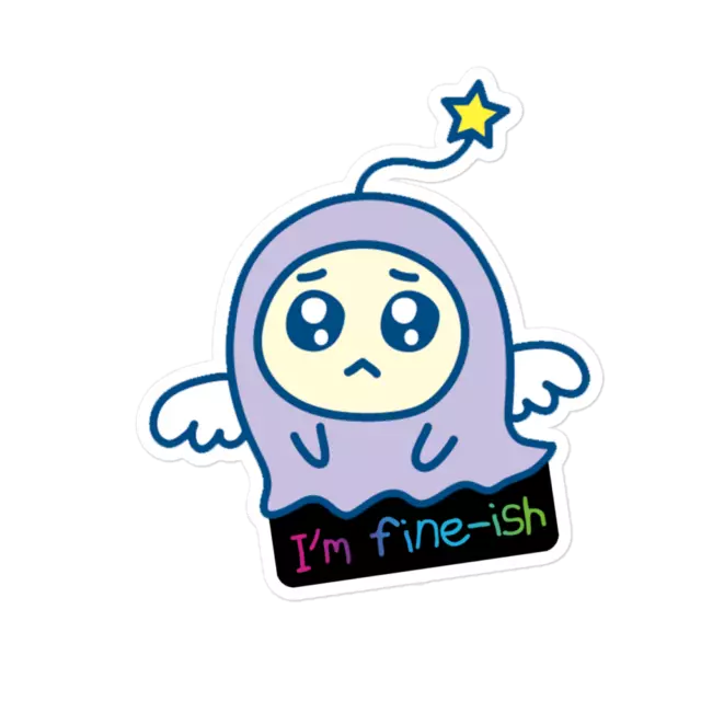 Tamagotchi Fine Ish Sticker Vinyl Decal Phone Decal Water Bottle ...