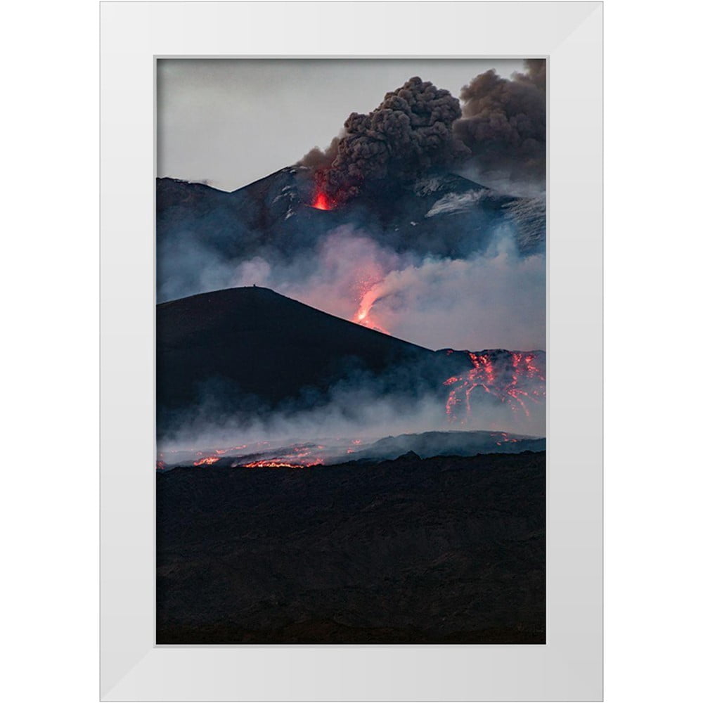 Tamajo, Massimo 11x14 White Modern Wood Framed Museum Art Print Titled ...