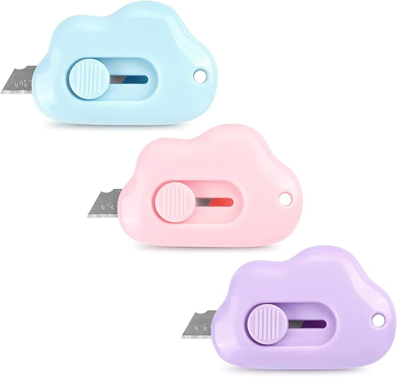 Tamaki Mini Box Cutter Cloud Retractable Letter Opener Envelope Slitter ...