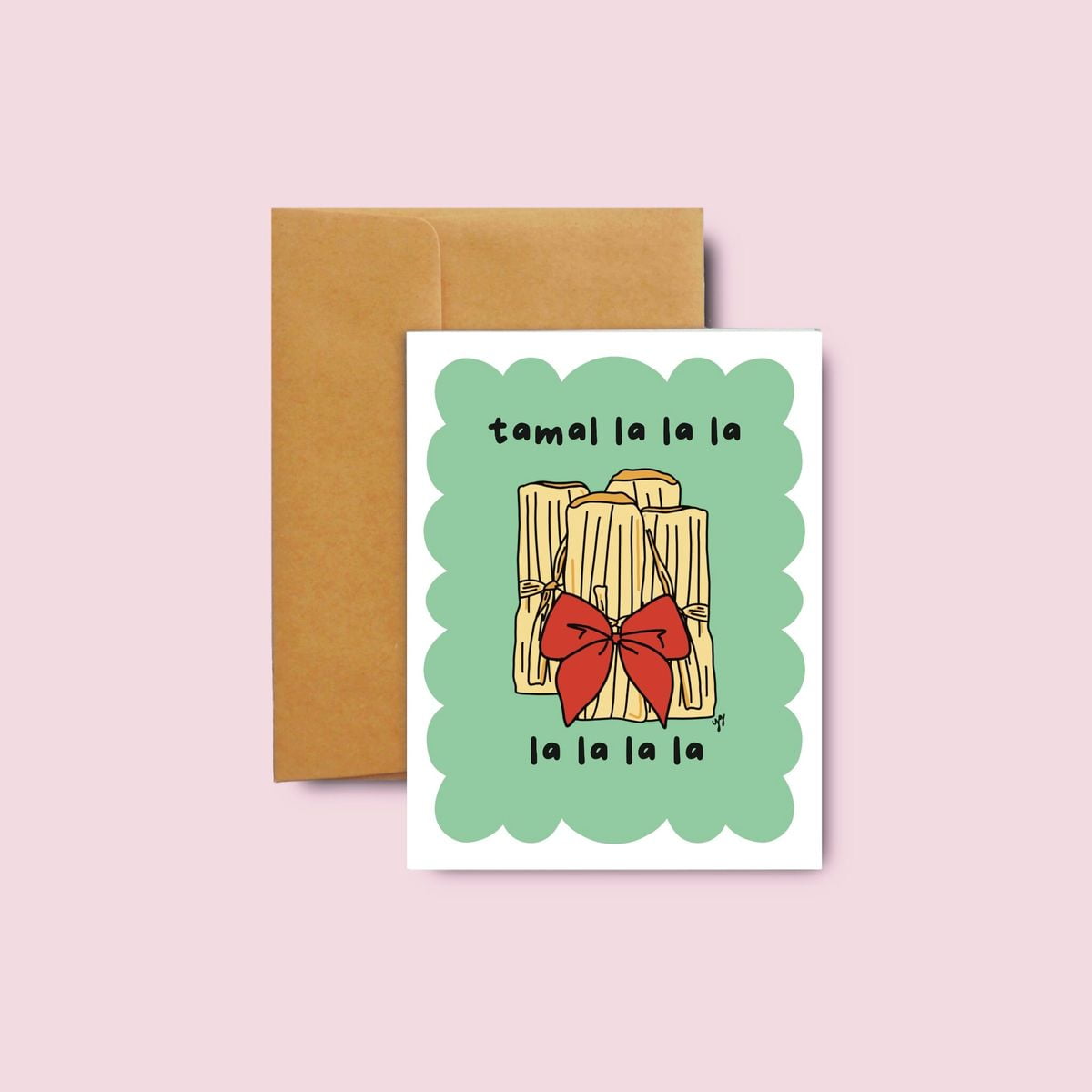 Tamal La La La Holiday Card – Whimsical Tamale Design – Perfect for ...