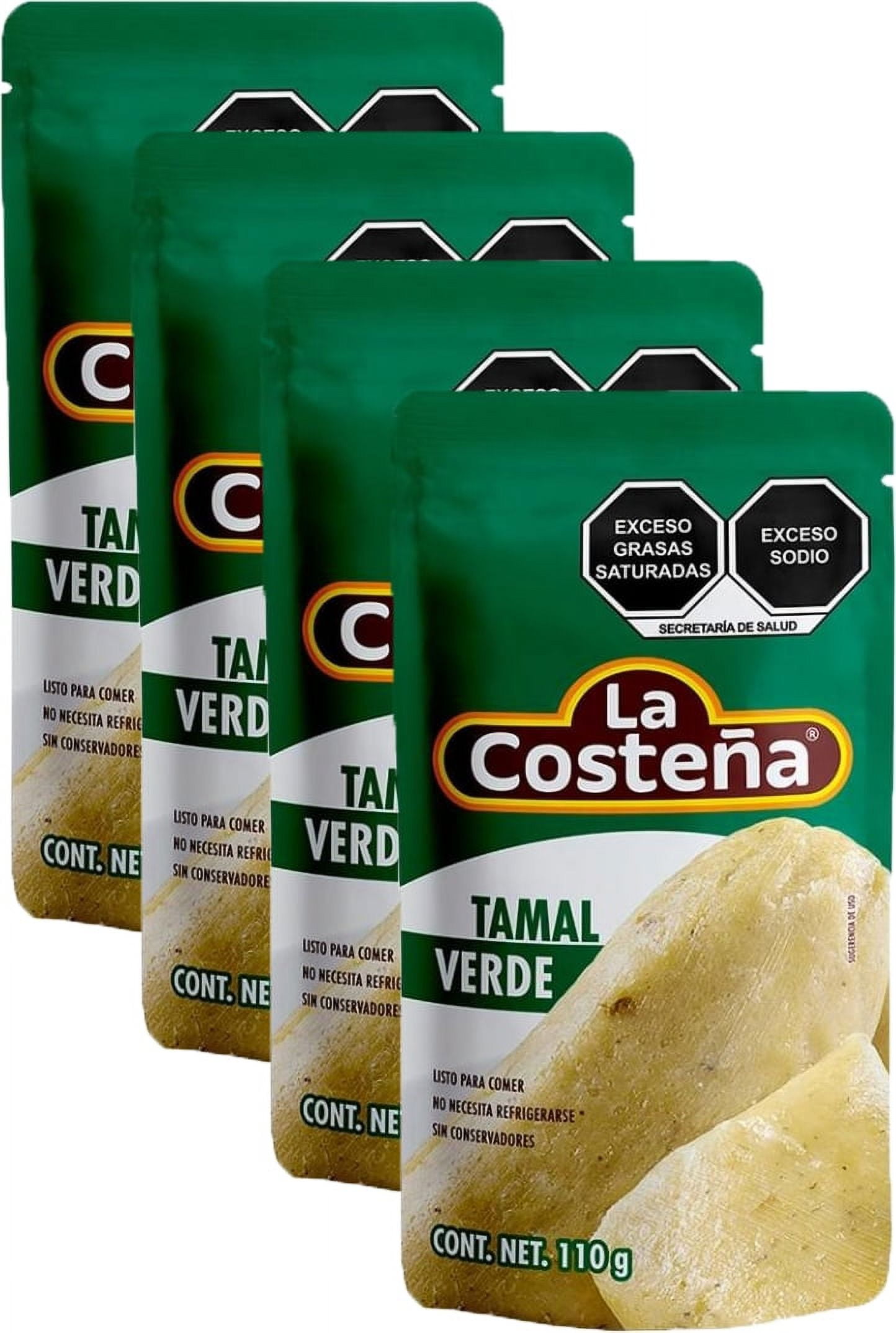 Ricos Tamales Mexicanos - Tamal Verde Empaquetado Individualmente ...