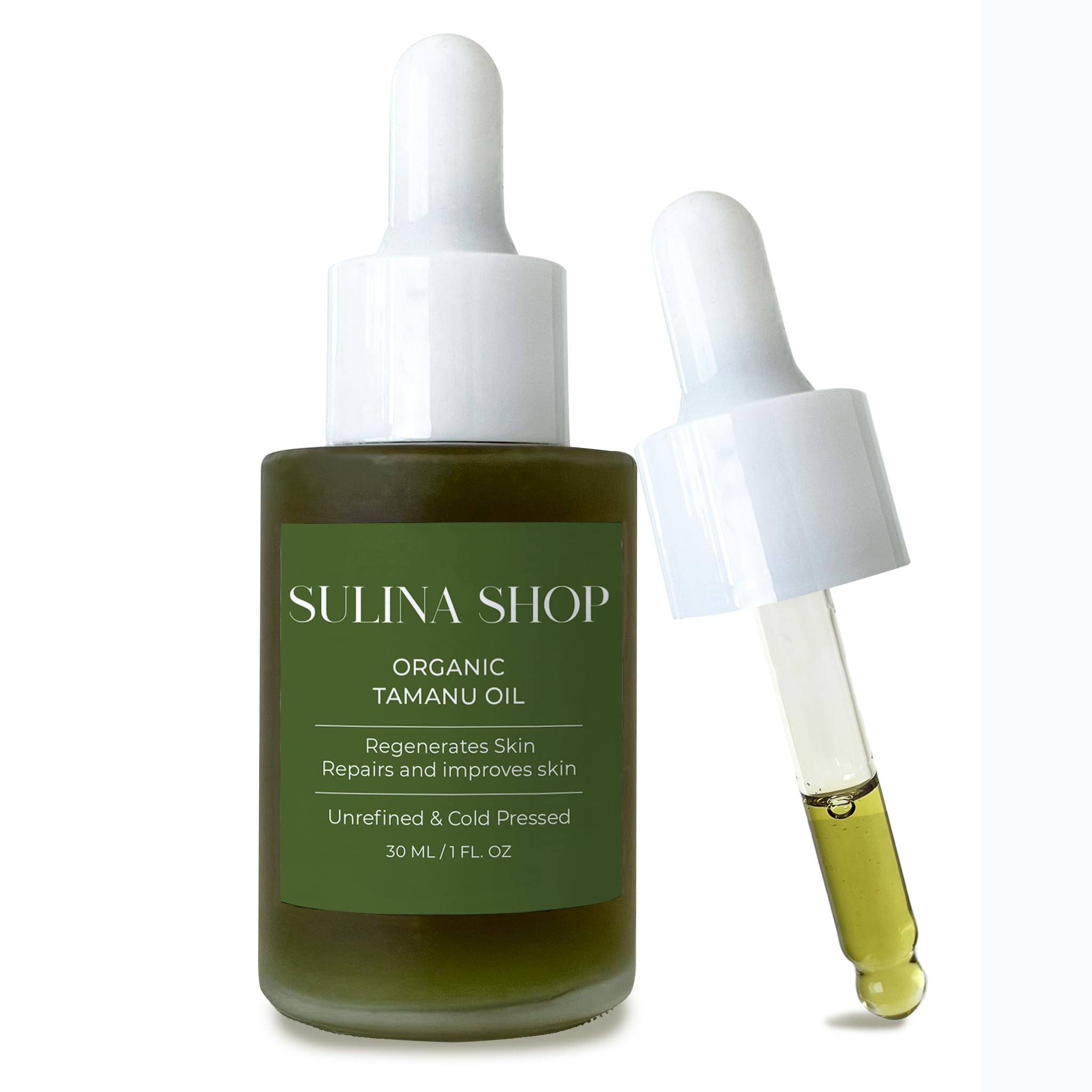 Tamanu Oil Organic for Skin, HYZ01 100% Pure, Unrefined, Cruelty-Free ...