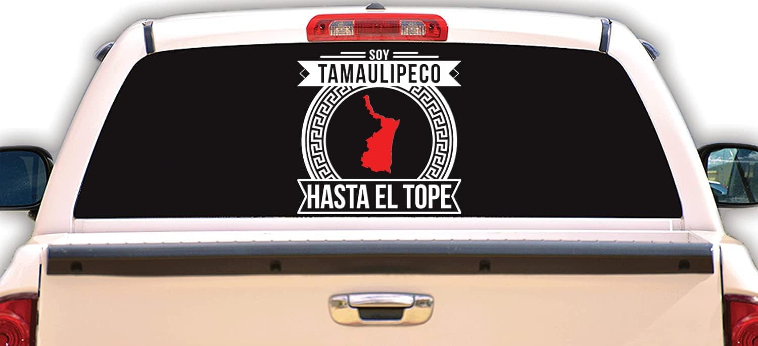 Tamaulipas Stickers Para Carros Tamaulipeco Hasta El Tope Calcomanias ...