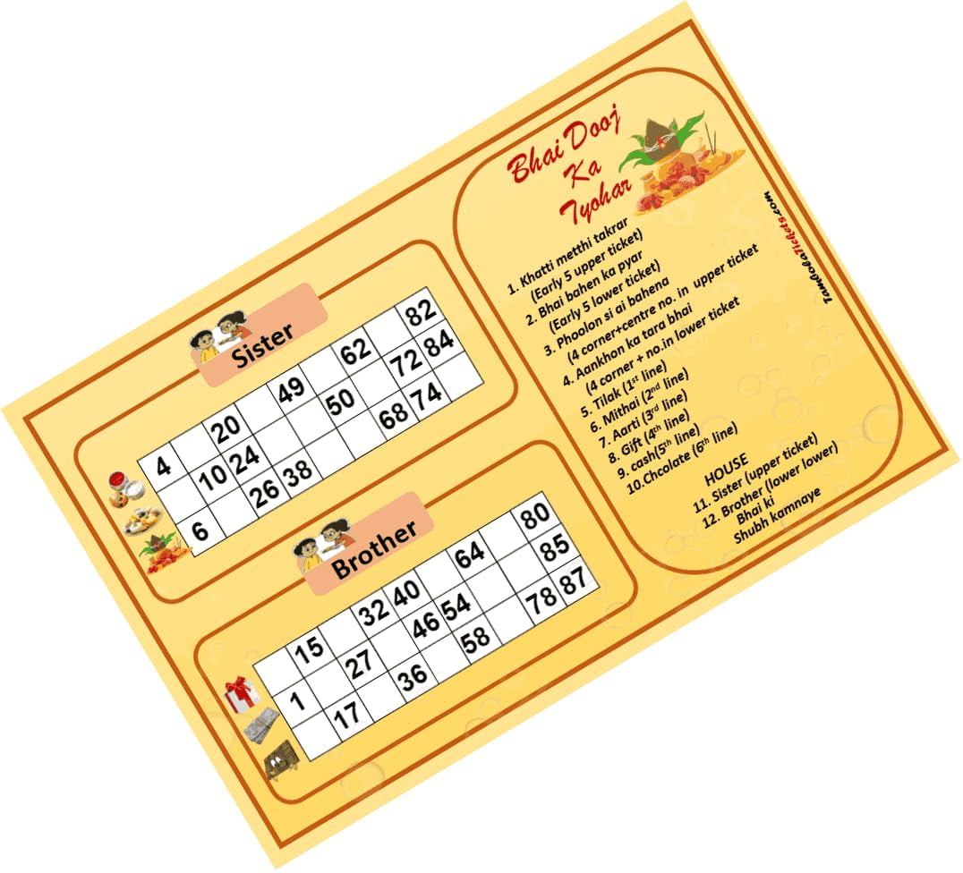 TambolaTicketscomDouble Classic Bhai Dooj Ka Tyohar Theme tambola ...