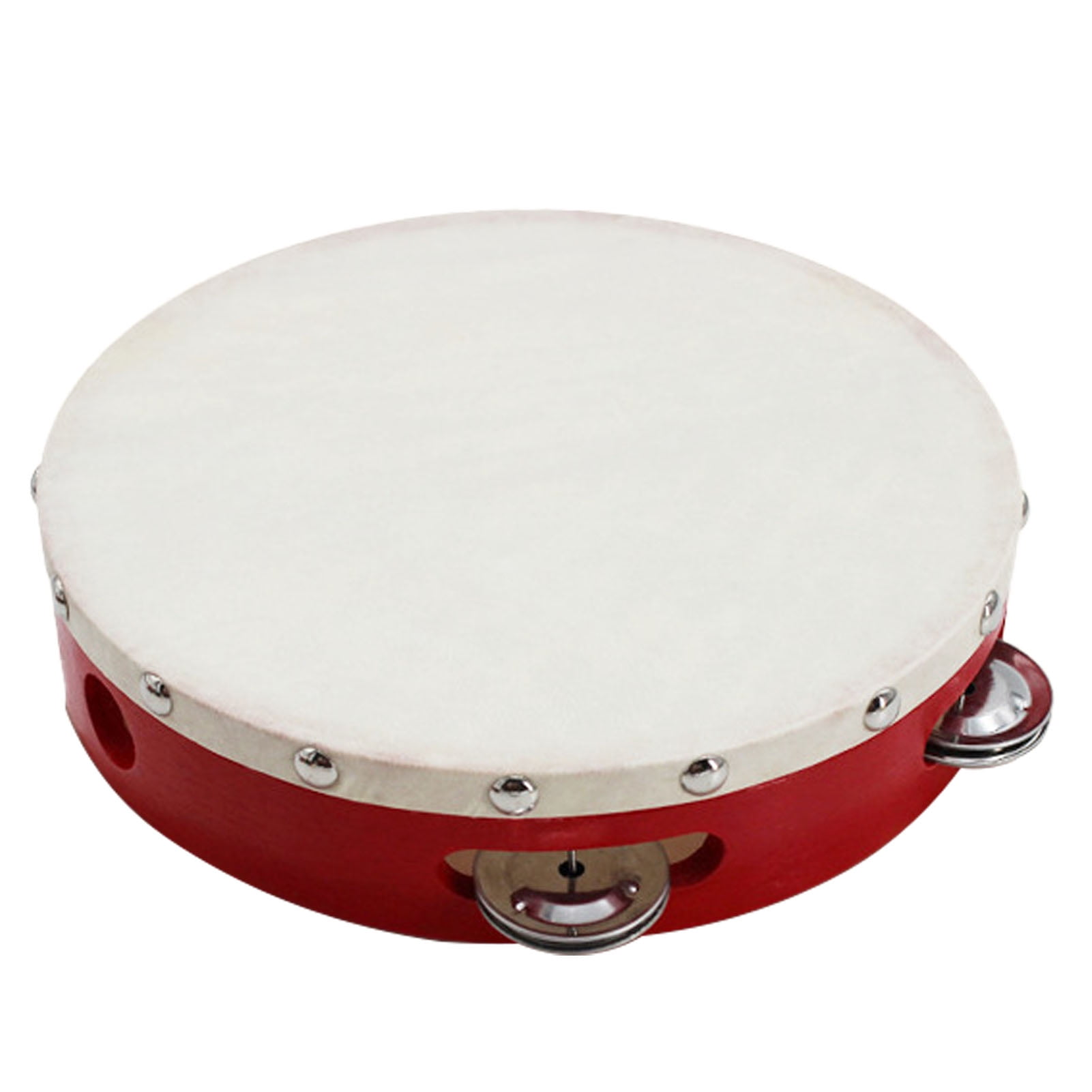 Tambourine Adjustable Comfortable Grip Handheld Drum Kids Music ...