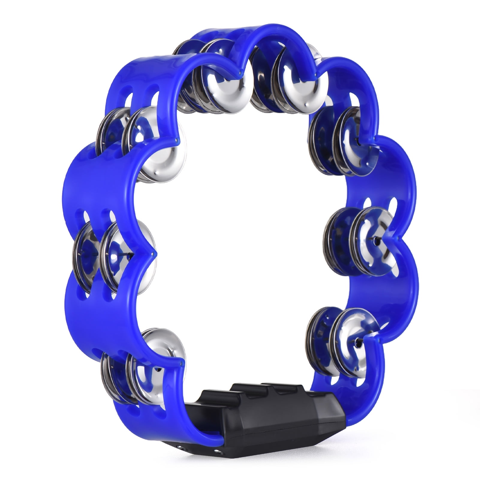 Tambourine for Adults Pleasant Jingle Sound Hand Cranked Bell Rings ...