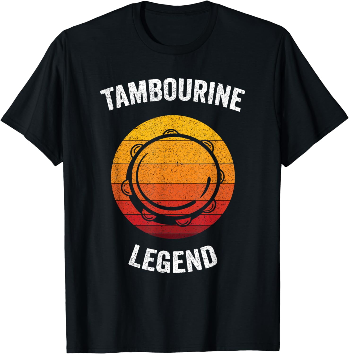 Tambourine Legend | Vintage Percussion Instrument T-Shirt - Walmart.com