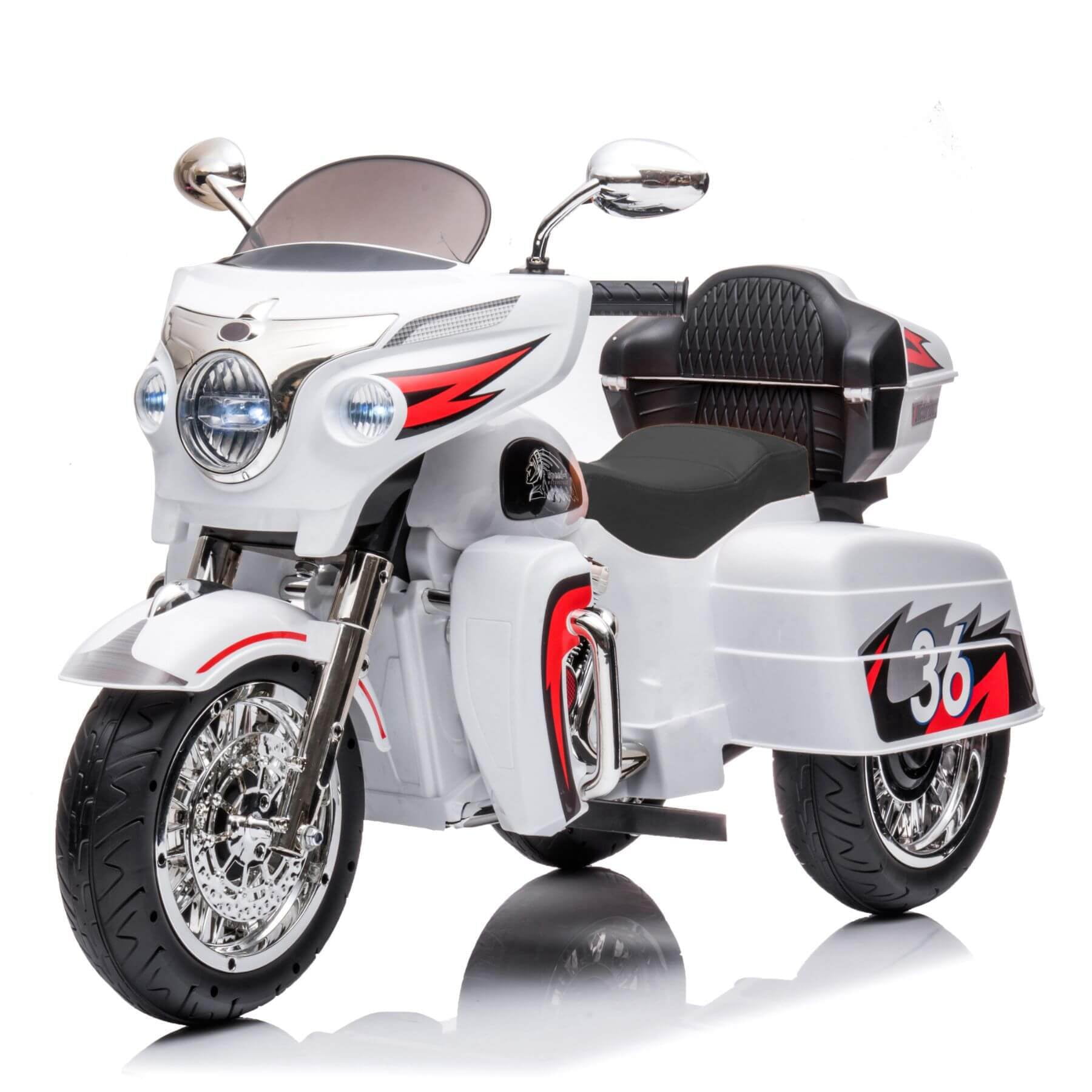 Tamco 12V Kids Electric Ride On Motorcycle with Two Seat and 3 Wheels ...