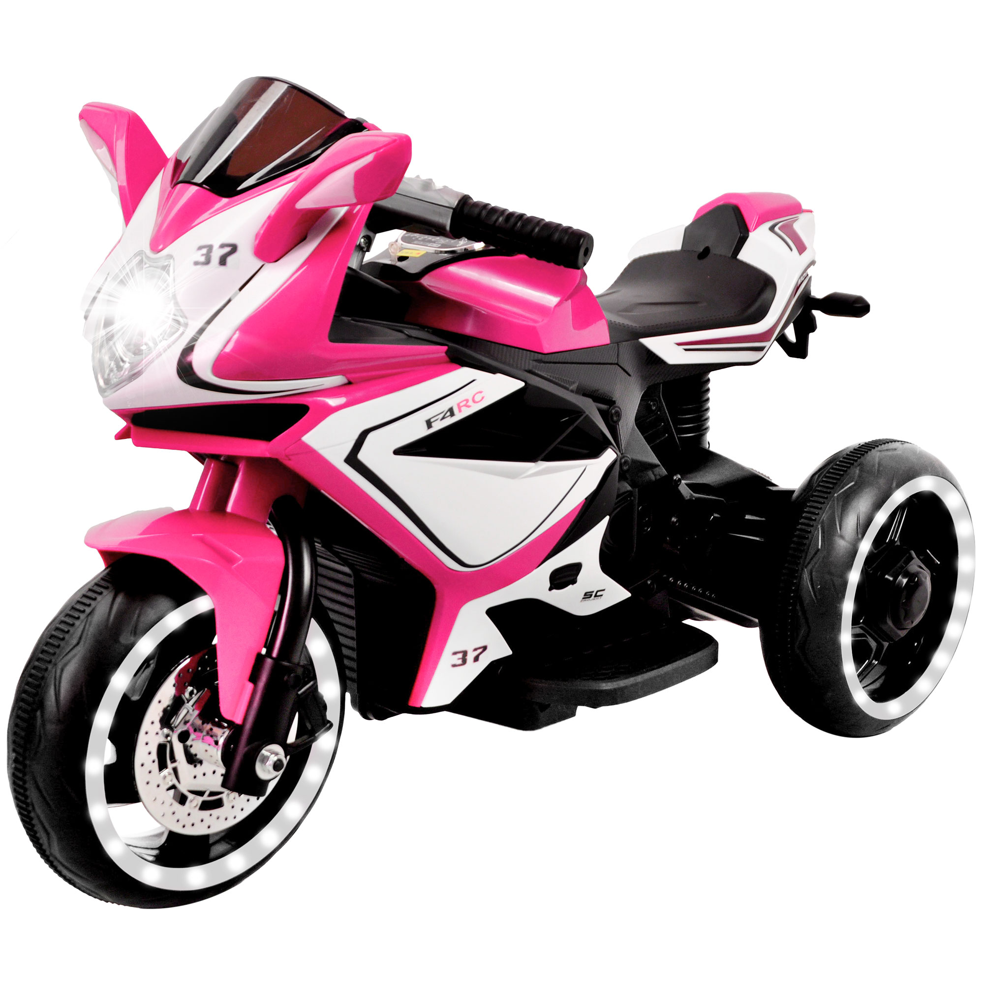 Ride on Toy, 3 Wheel Motorcycle for Kids, Battery Powered Ride On Toy ...