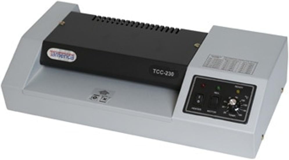 Tamerica TCC230 Professional Pouch Laminator, 9" Max. Laminating Width ...