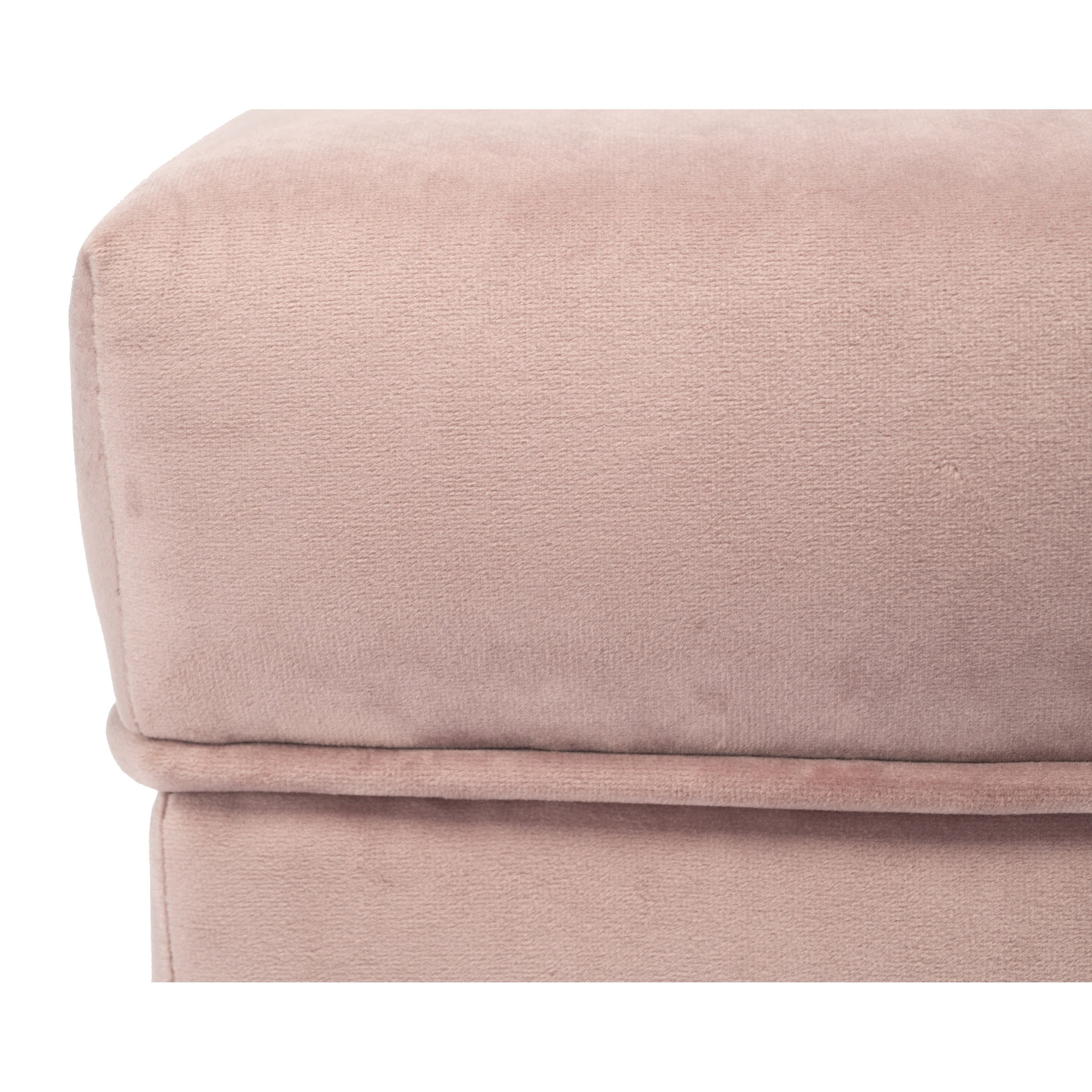 Tami Upholstered Living Room Storage Cube Rose - Walmart.com