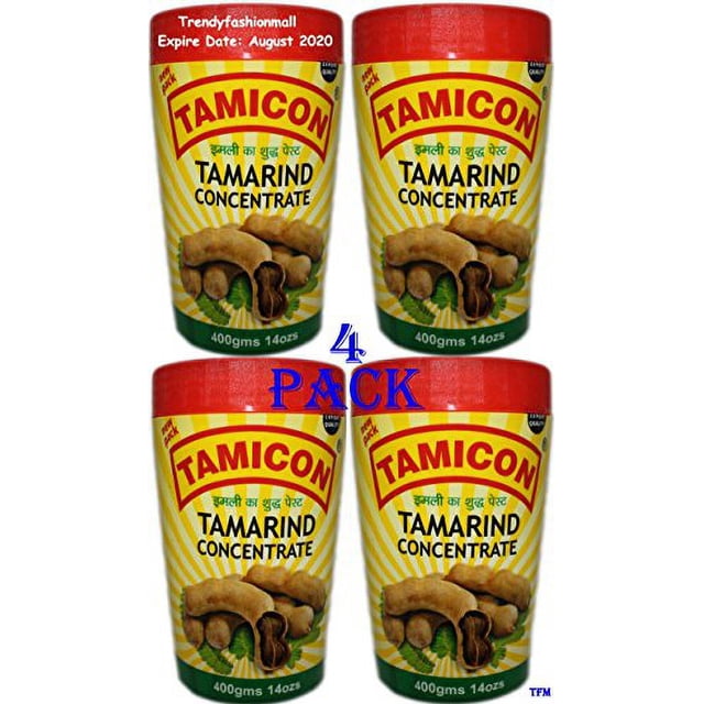 Tamicon Tamarind Paste 100% Natural 14 oz - 4Pack - Walmart.com