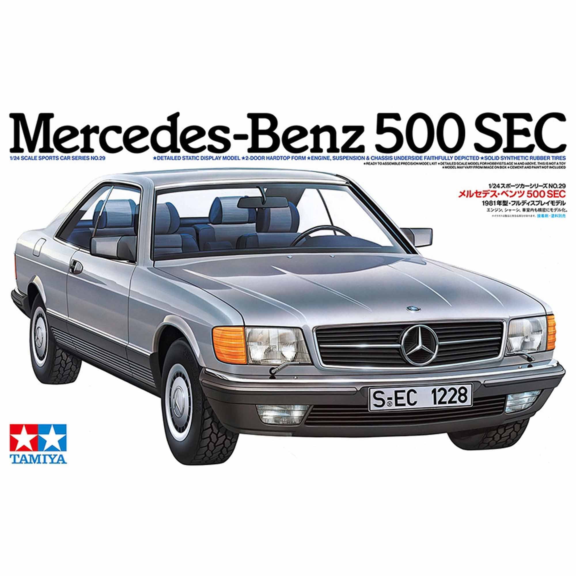 Tamiya 1/24 Mercedes-Benz 500 SEC TAM24029 - Walmart.com