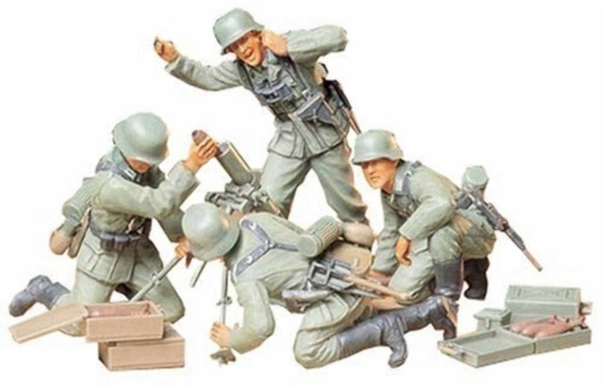 Tamiya 1/35 German Inf Mortar Team TAM35193 Plastic Accys Figure Sets ...