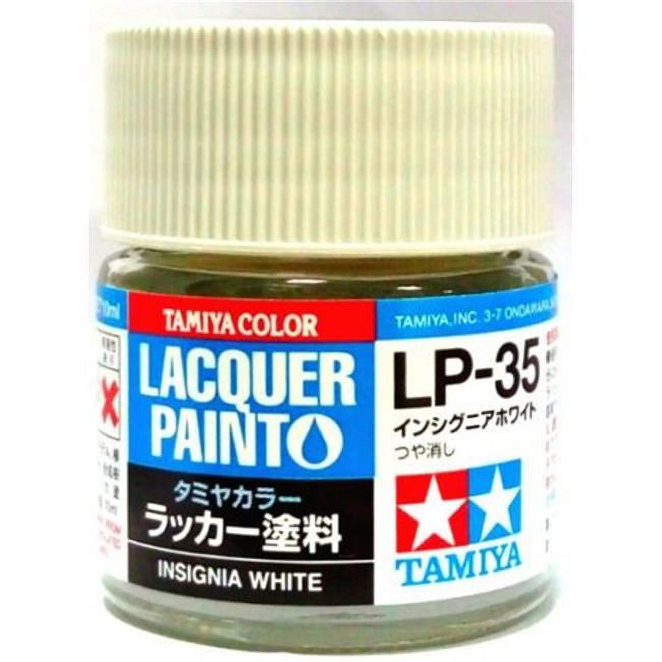 Tamiya 10 ml Lacquer Paint LP-35 Insignia Bottle - White - Walmart.com