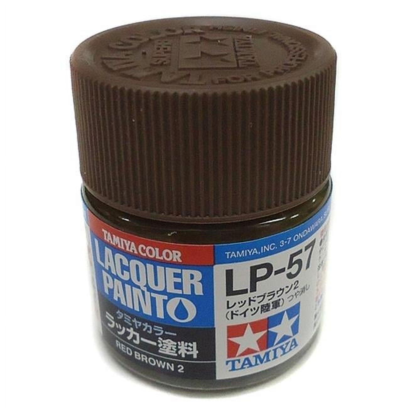 Tamiya 10 ml Lacquer Paint LP-57 2 Bottle - Red & Brown - Walmart.com