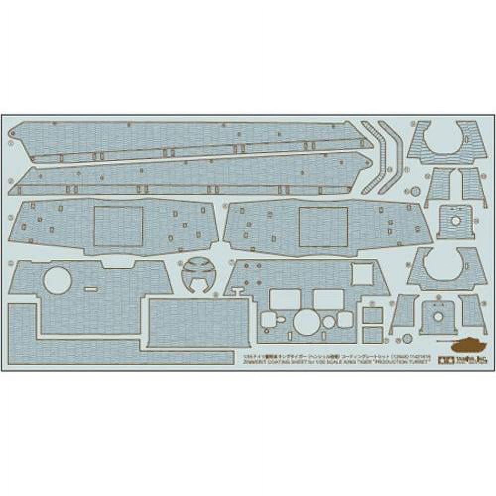 Tamiya 12648 1/35 Scale Zimmerit Coating Sheet for King Tiger ...