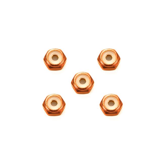 Tamiya TAM95556 2 mm JR Aluminum Lock Nut, Orange - 5 Piece - Walmart.com