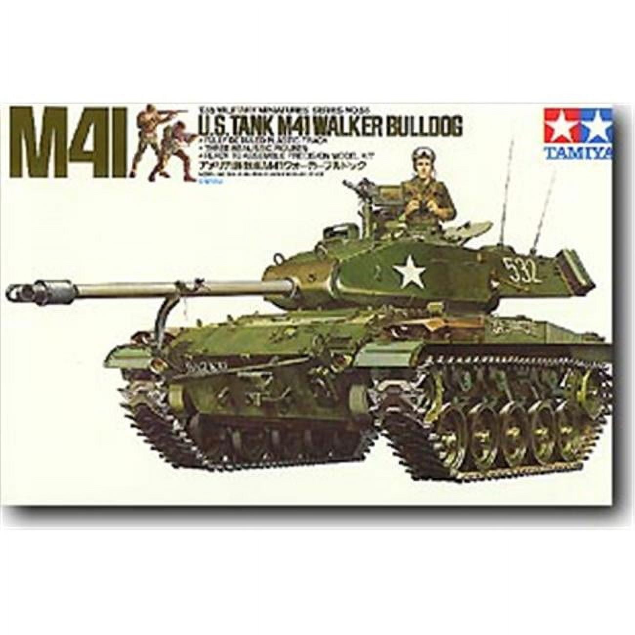 Tamiya 35055 US Army M41 Walker Bulldog 1/35 Scale Plastic Model Kit ...