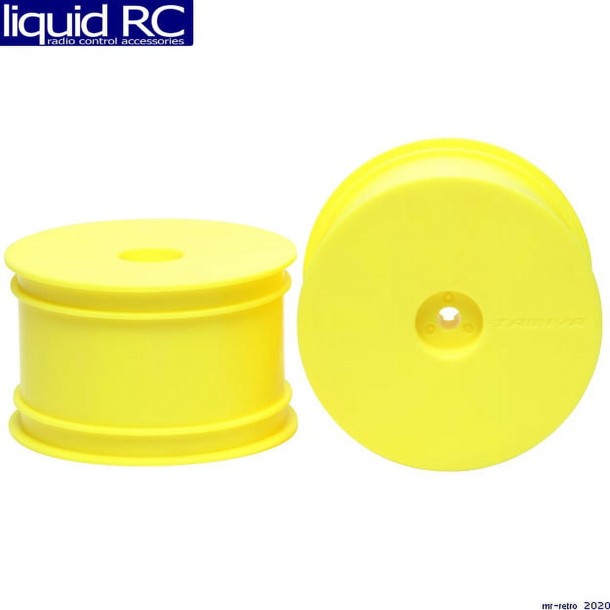 Tamiya 54287 Rear Dish Wheels Fluorescent Yellow DB01 Multi-Colored ...