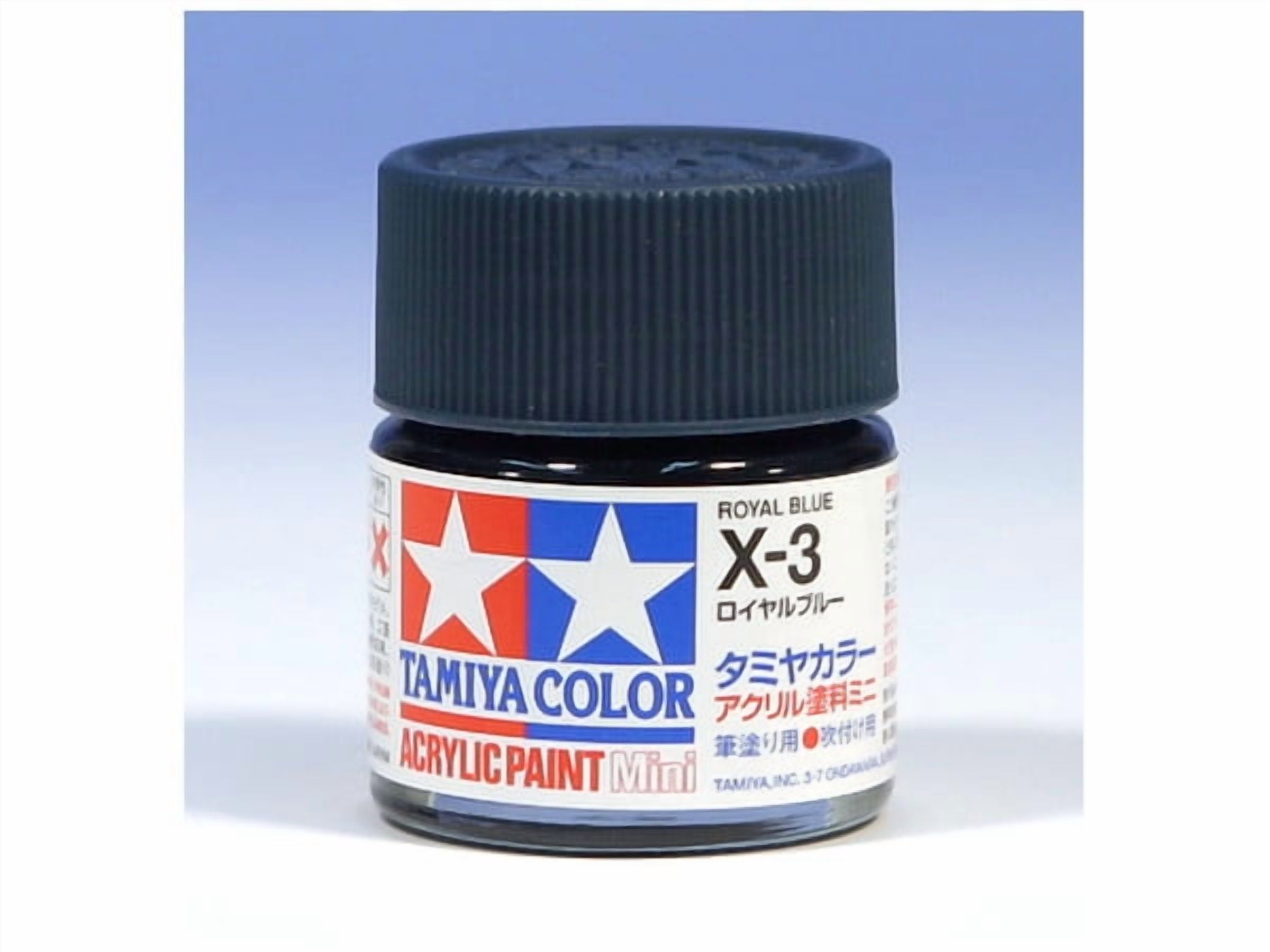 Tamiya Color Mini X-3 Royal Blue Acrylic Paint 10ml - Walmart.com