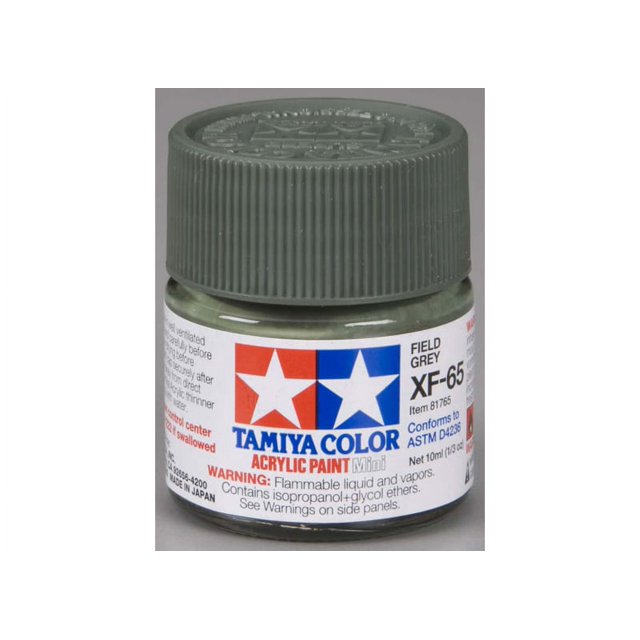 Tamiya 81765 Acrylic Mini XF65 Field Gray 1/3 oz TAM81765 - Walmart.com