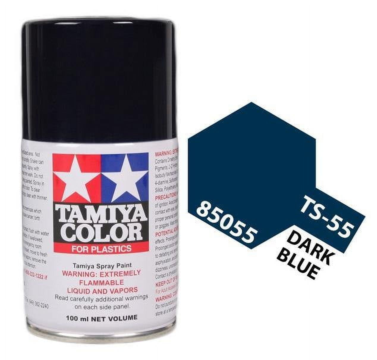 Tamiya 85055 TS-55 Dark Blue Lacquer Spray Paint 100ml TAM85055 ...