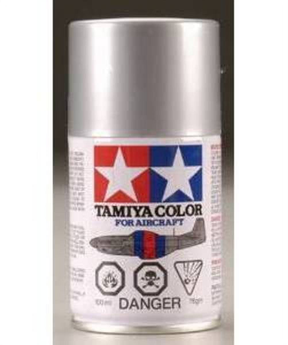 Tamiya Aircraft 86512 AS-12 Bare Metal Silver Spray Lacquer Paint ...