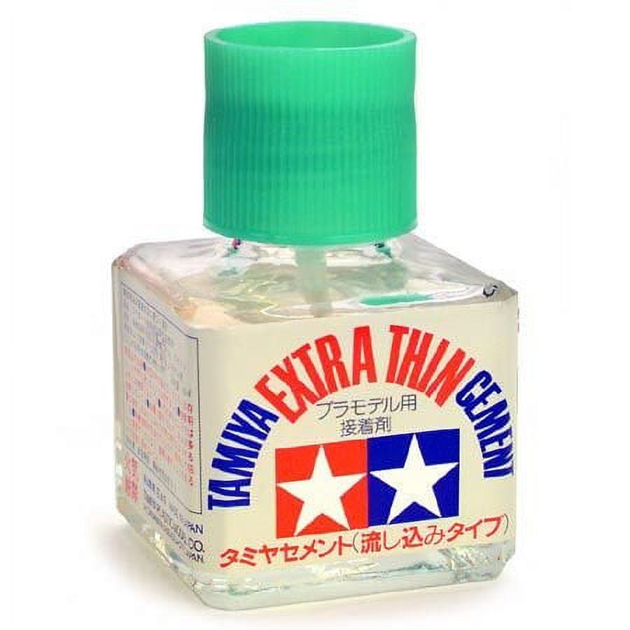 Tamiya 87038 Extra Thin Cement Glue 40ml Fine Tip for Plastic Models ...