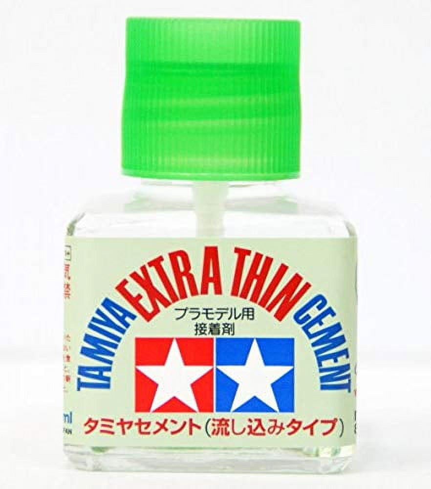 Tamiya 87038 Extra Thin Cement Glue for Plastic Model Kits, Fine Tip ...