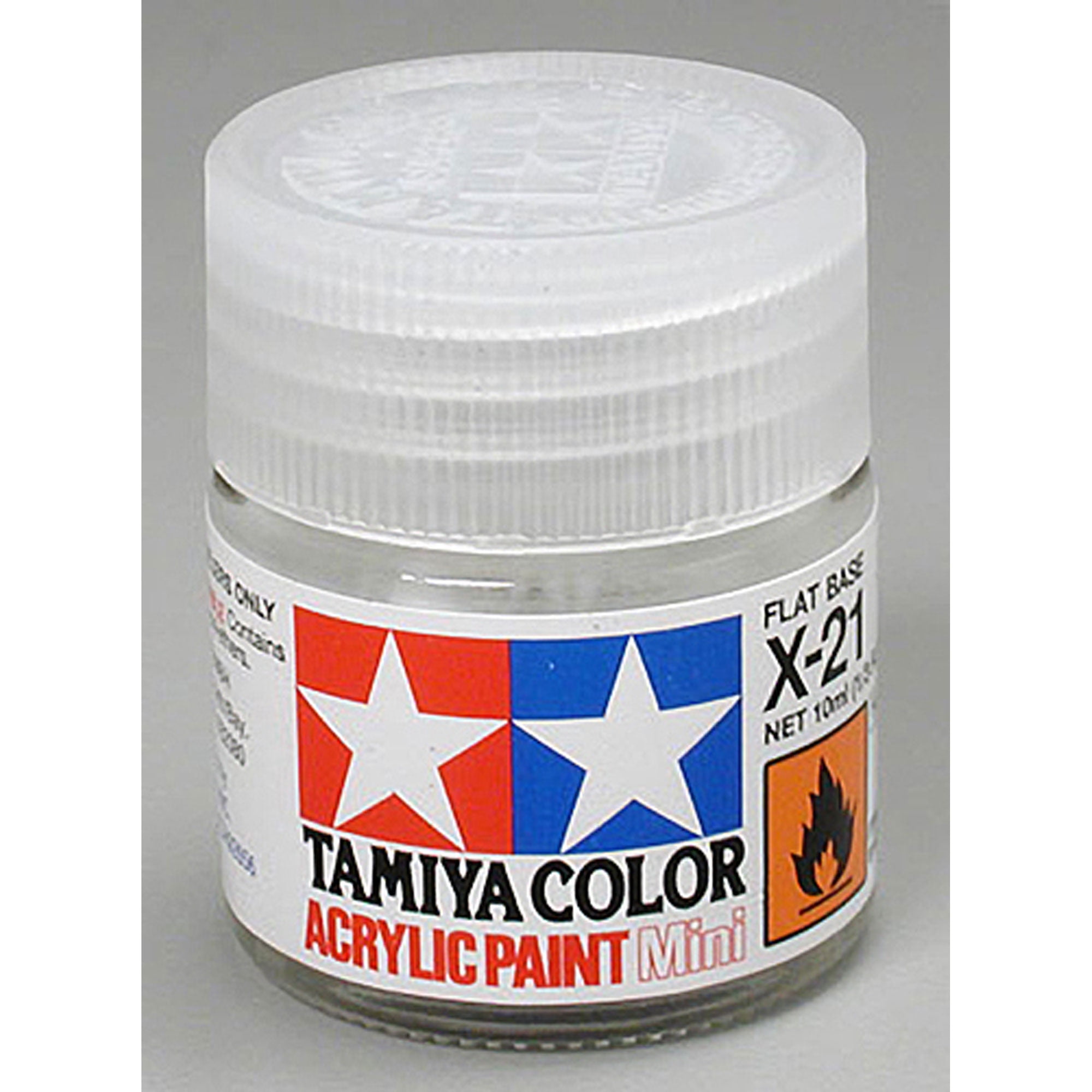 Tamiya Acrylic Mini X21 Flat Base TAM81521 Plastics Paint Acrylic ...