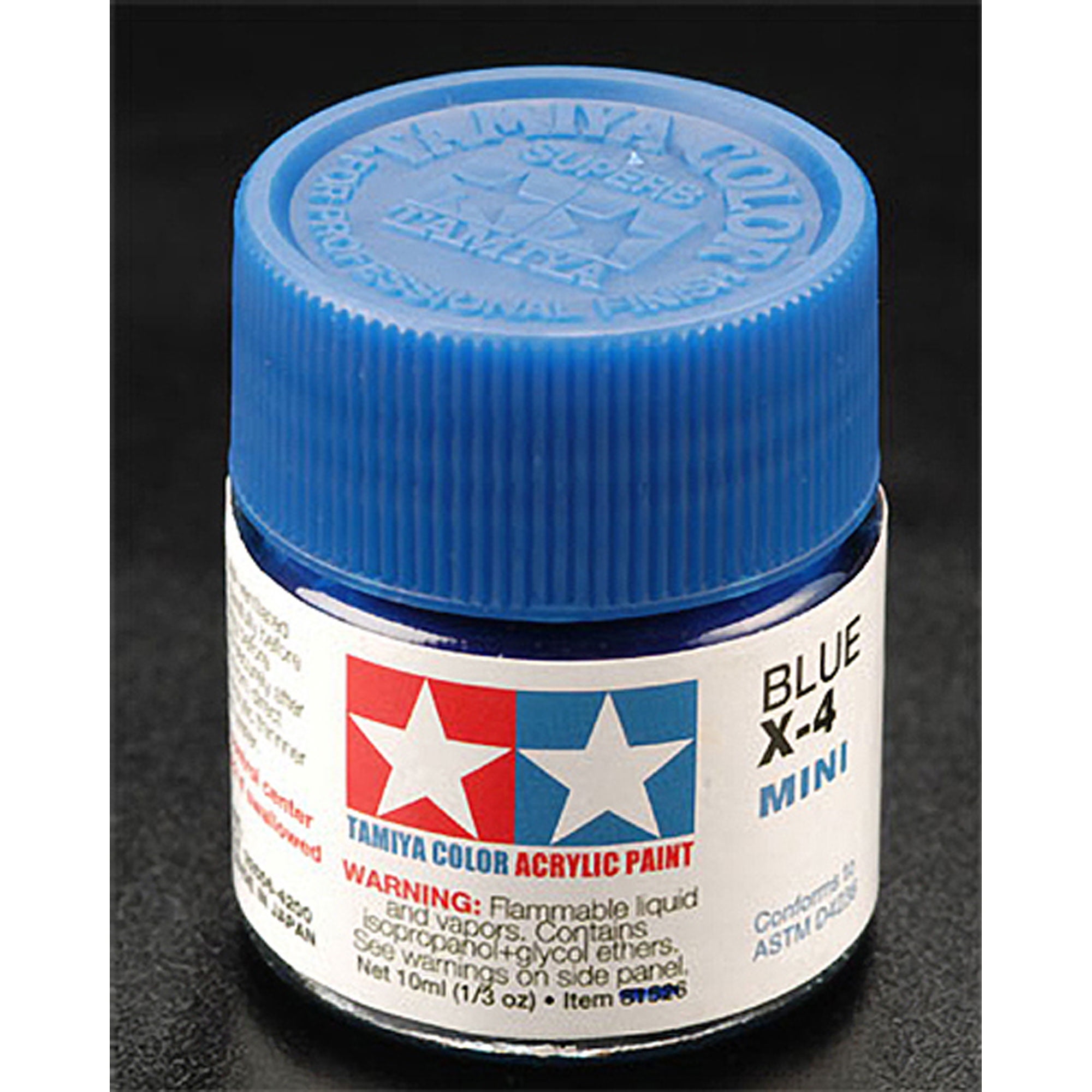 Tamiya Acrylic Mini X4 Blue TAM81504 Plastics Paint Acrylic - Walmart.com