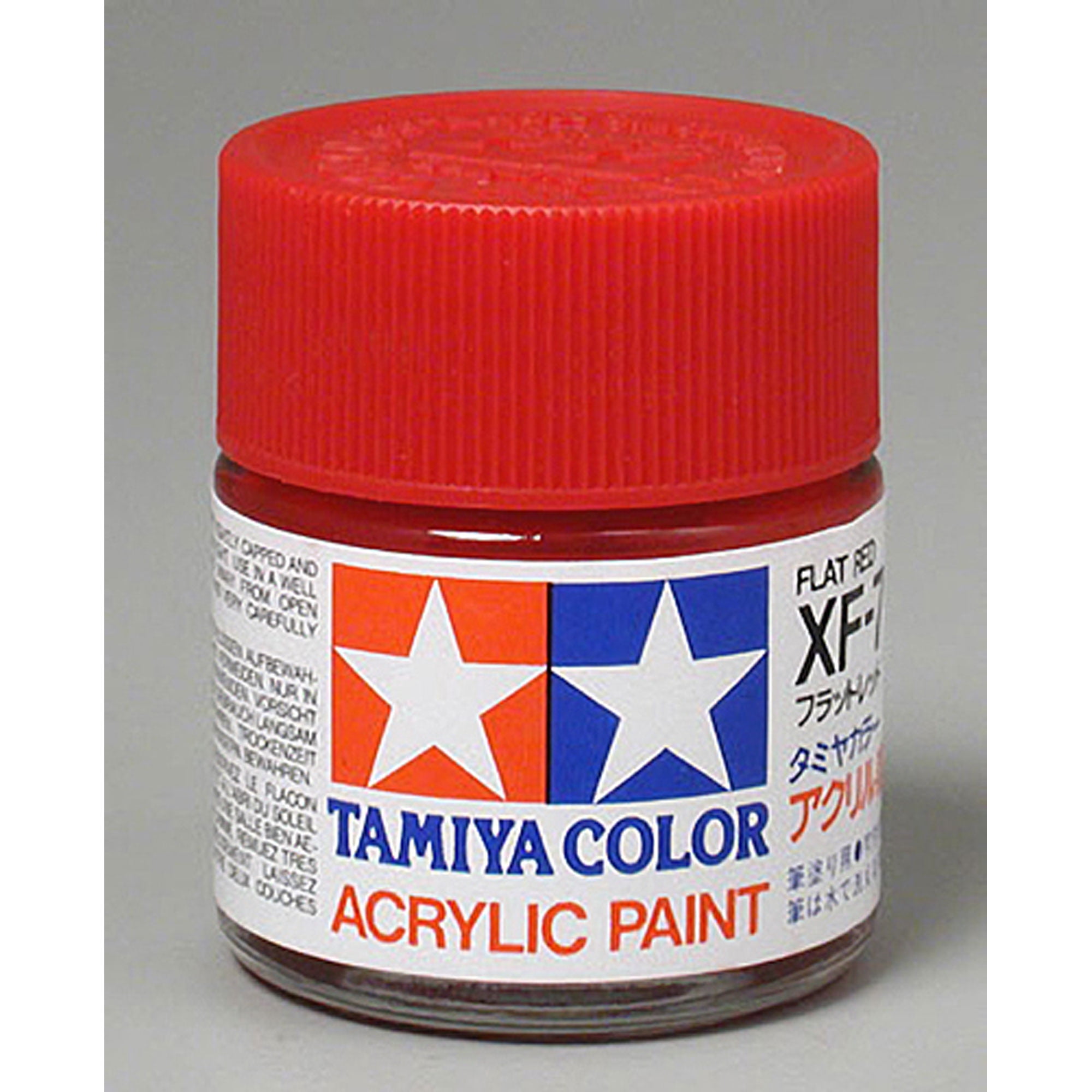 Tamiya Acrylic Paint XF-7 Flat Red 23 ml - Walmart.com