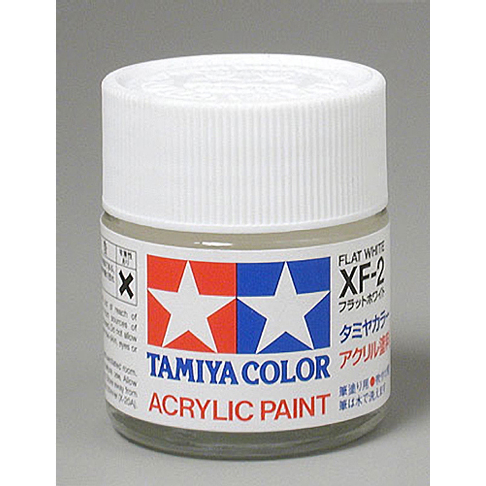 Tamiya Acrylic XF2 Flat White TAM81302 Plastics Paint Acrylic - Walmart.com