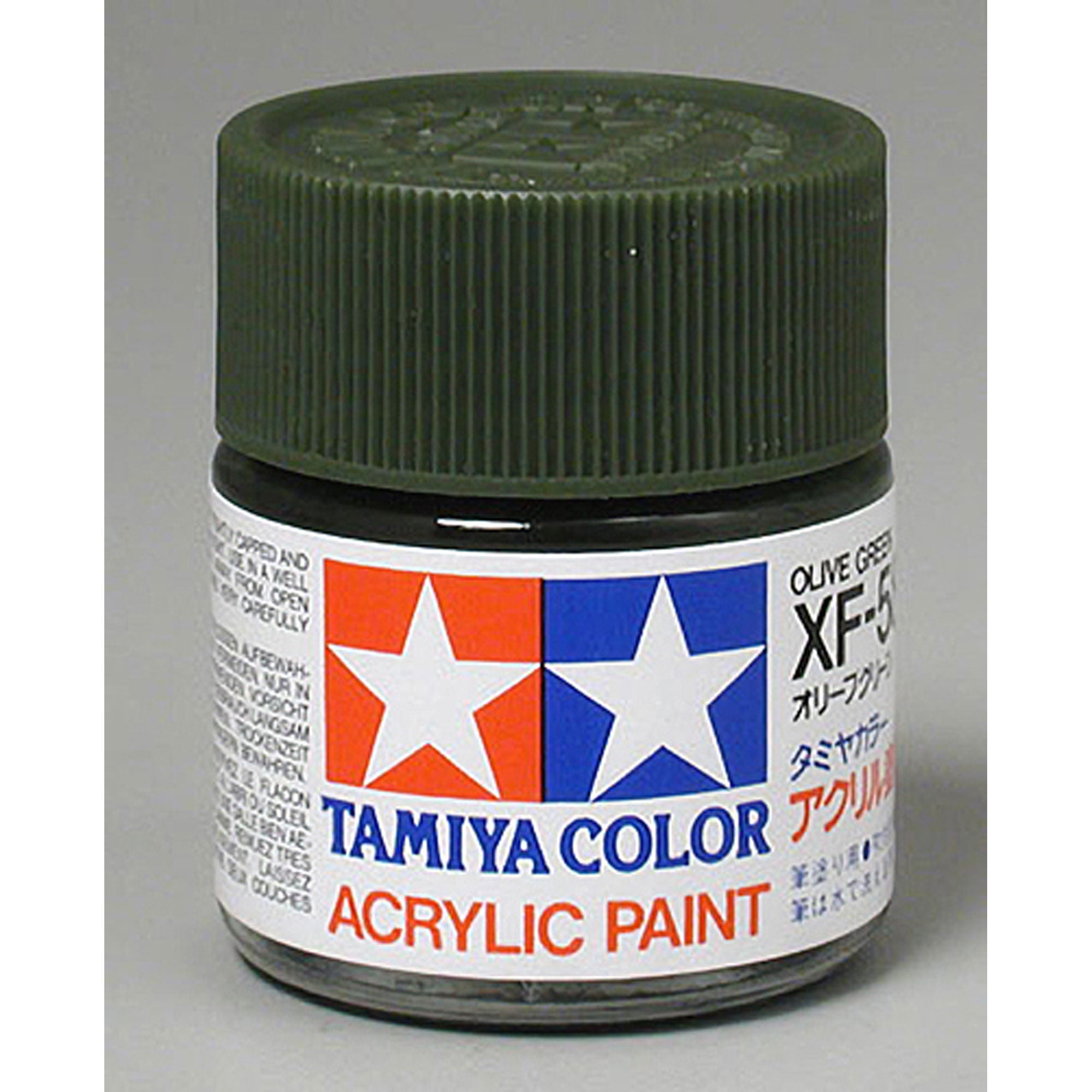 Tamiya Acrylic XF58 Flat Olive Green TAM81358 Plastics Paint Acrylic ...