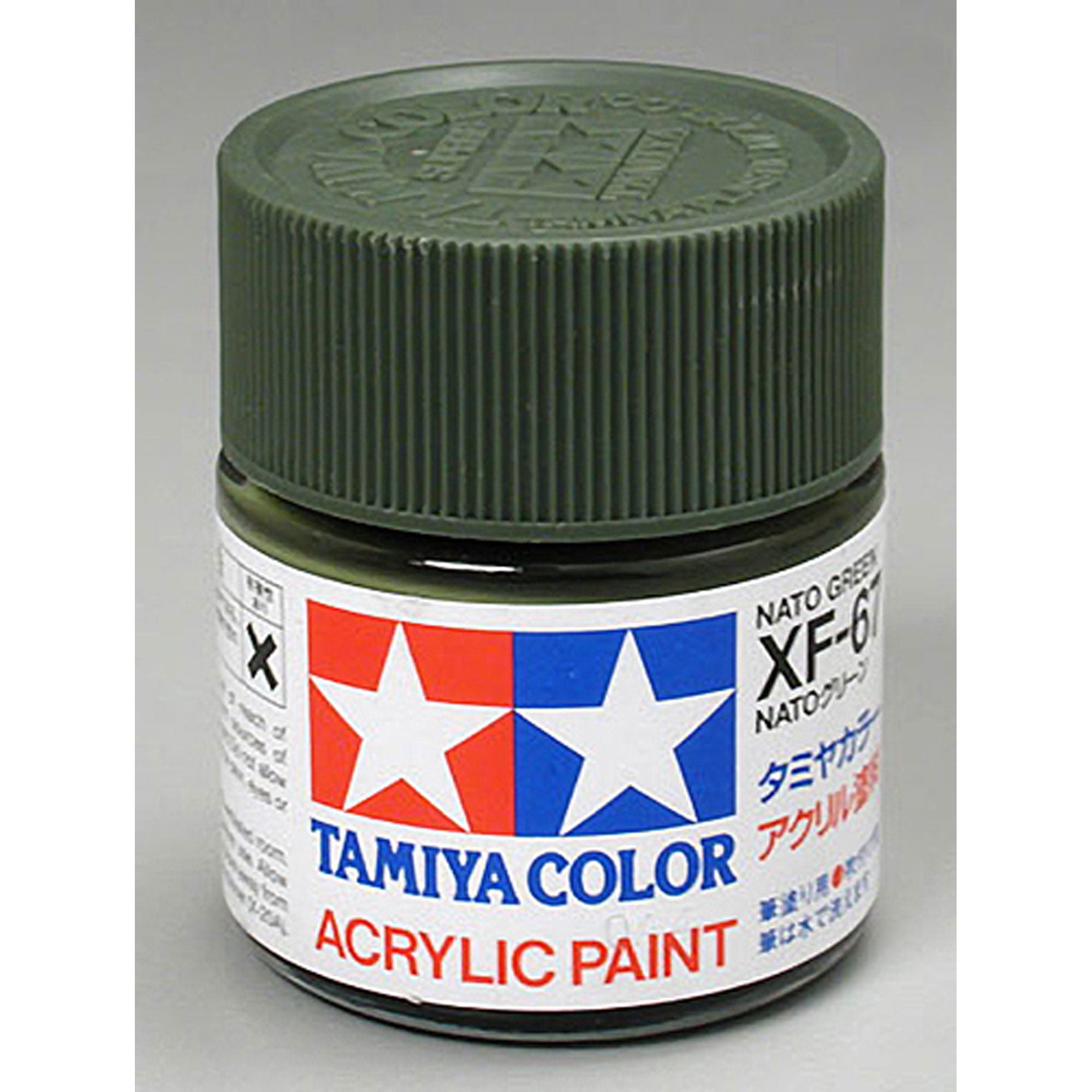 Tamiya Acrylic XF67 NATO Green TAM81367 Plastics Paint Acrylic ...