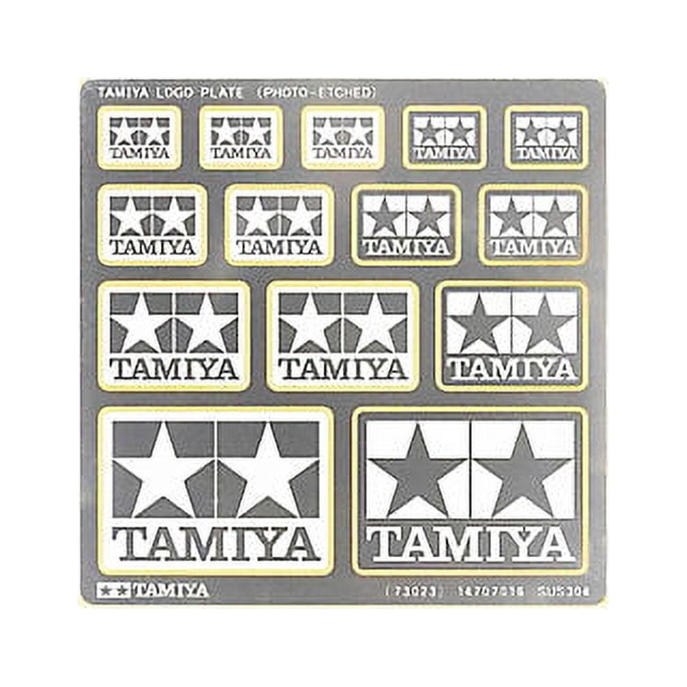 Tamiya America Inc Photo-Etched Logo Plate TAM73023 Plastic Accys ...