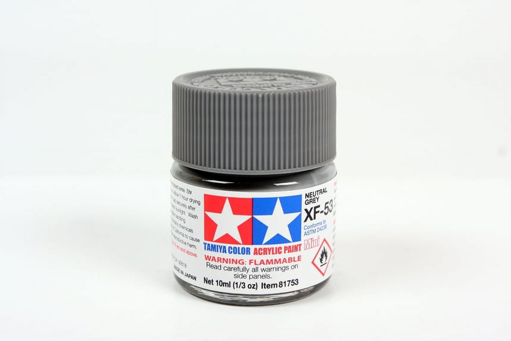Tamiya Color Acrylic Paint Mini XF-53 Neutral Grey (81753) - Walmart.com