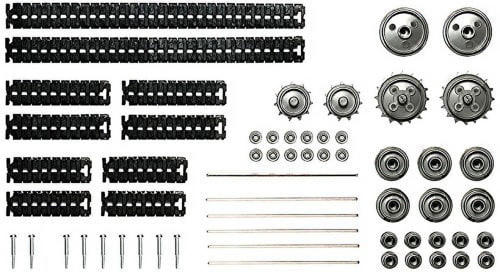 Tamiya Fun Craft Special Product Track & Wheel Set Black/Metallic Gray ...