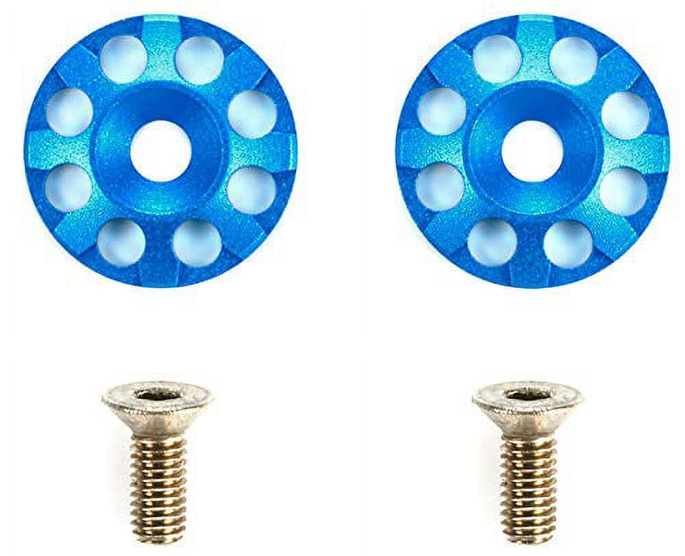 Tamiya Hop Up Options No. 1849 OP.1849 Aluminum Wing Washer Blue RC ...